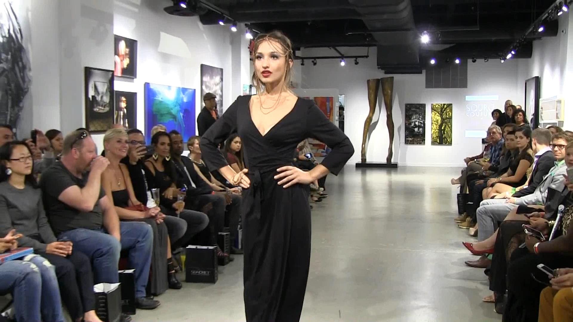 Glamorous In Green | Fashion Show | ZK Gallery