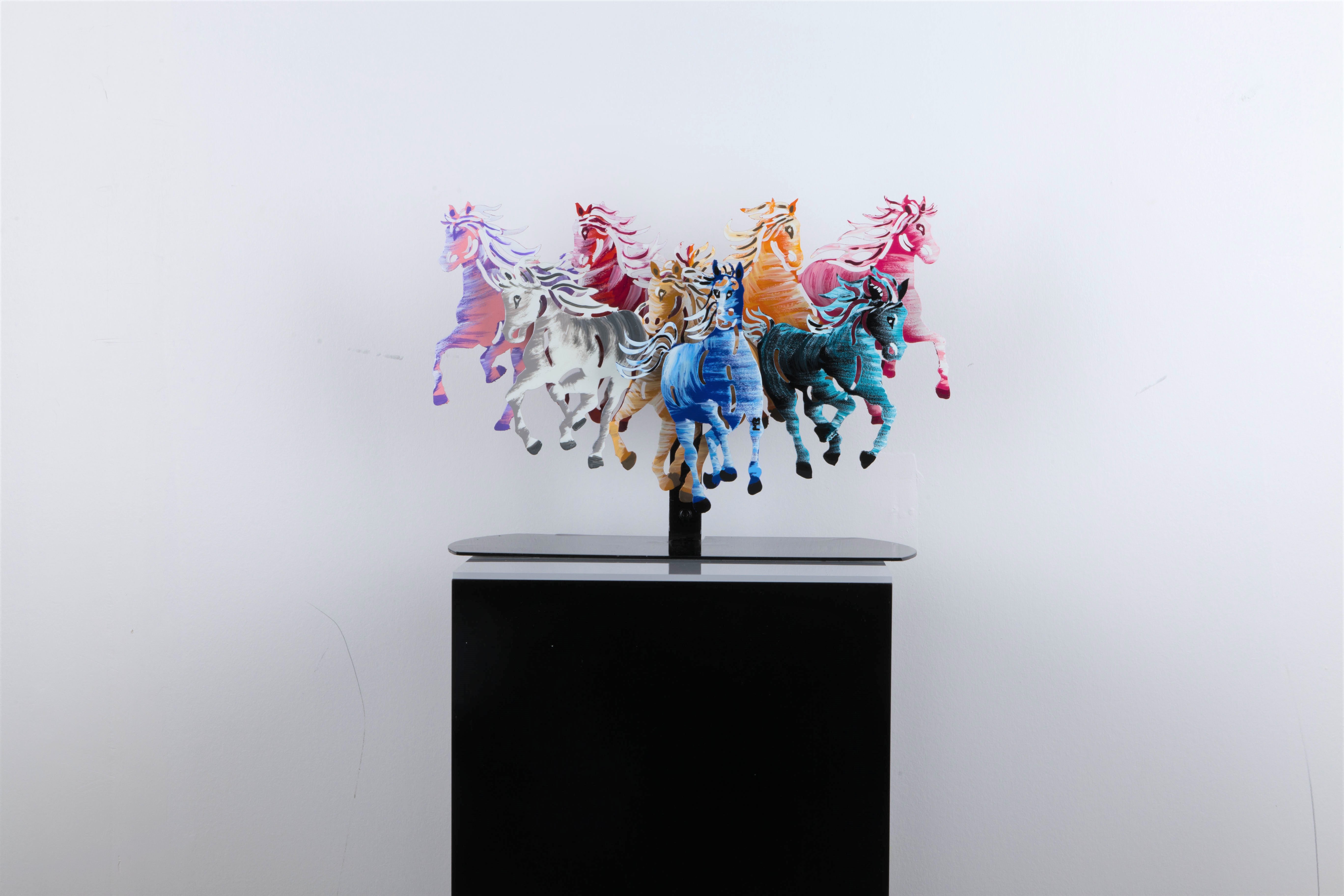 Marcus-#13 horses with stand | ZK Gallery