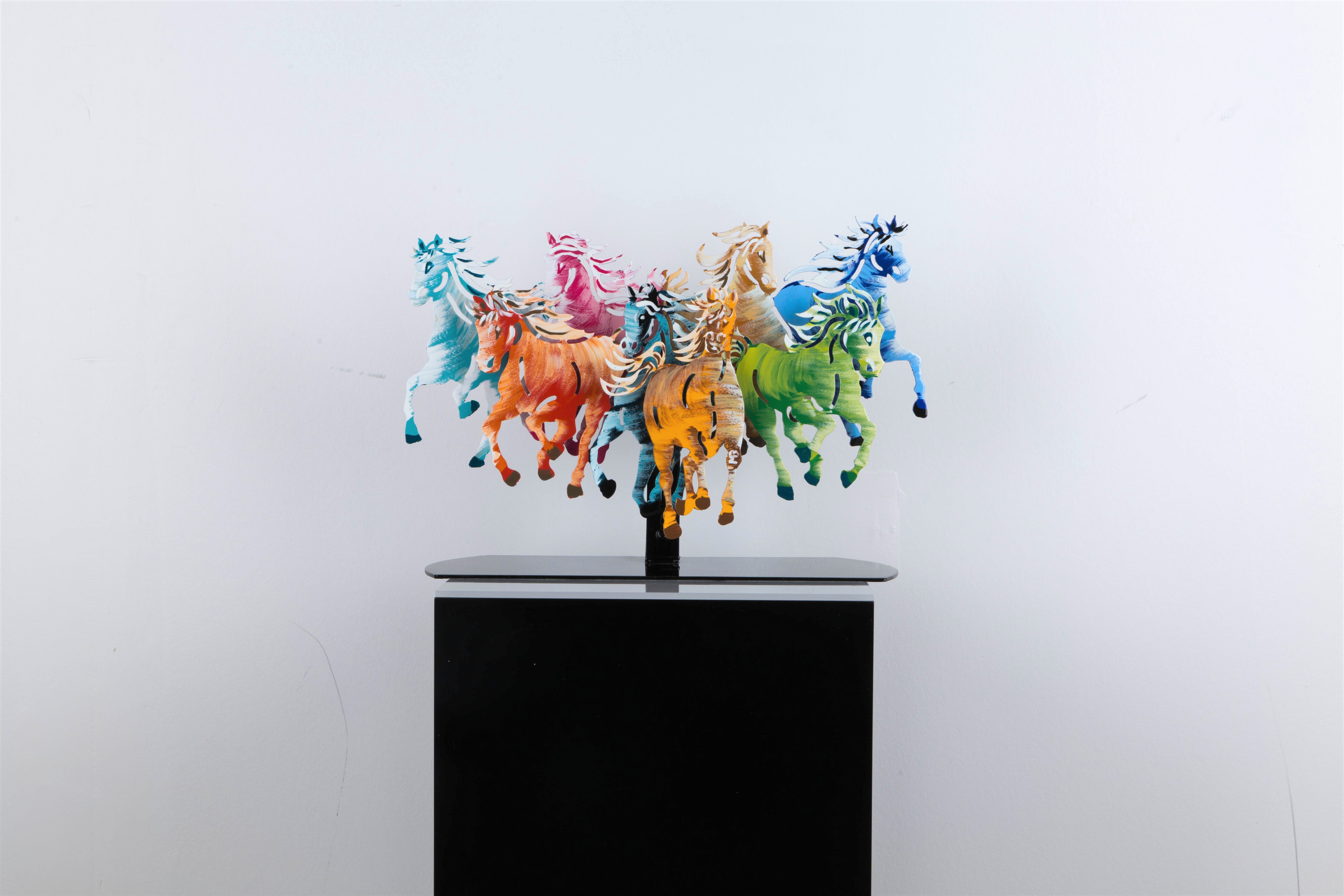 Marcus-#14 horses with stand | ZK Gallery